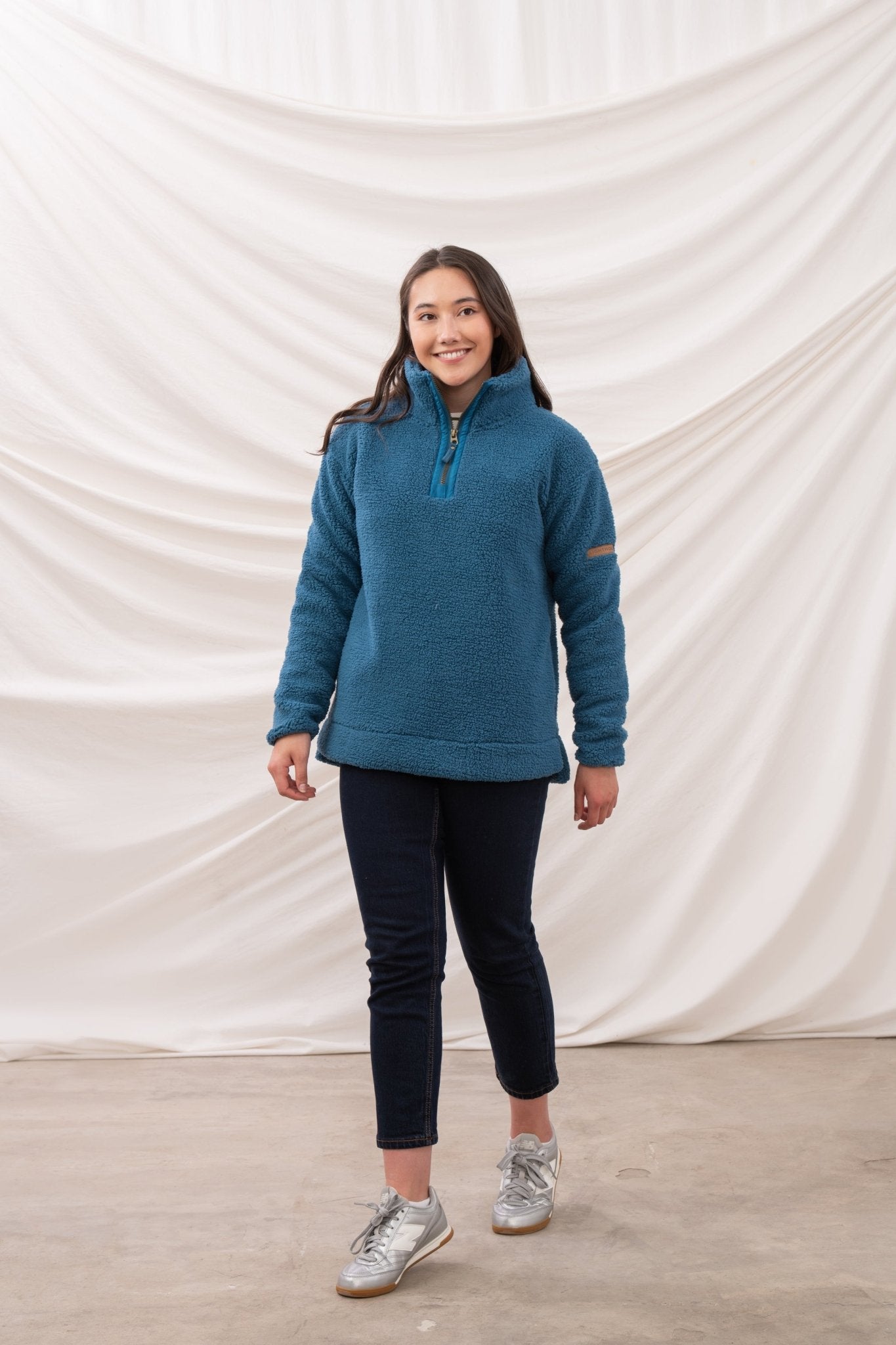 Coast Women's Bonded Fleece in Teal | Lighthouse