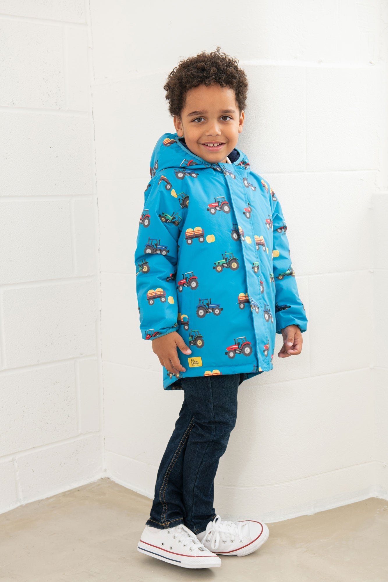 Finlay Coat - Farm Print | Lighthouse