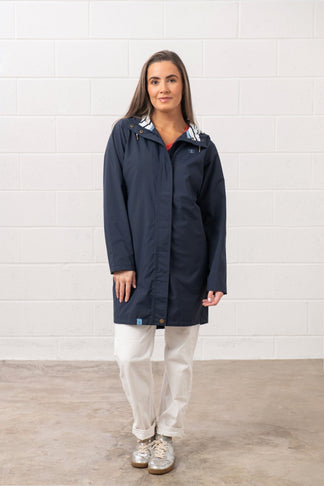 Beachcomber Long Jacket. Lightweight Waterproof Jacket | Lighthouse