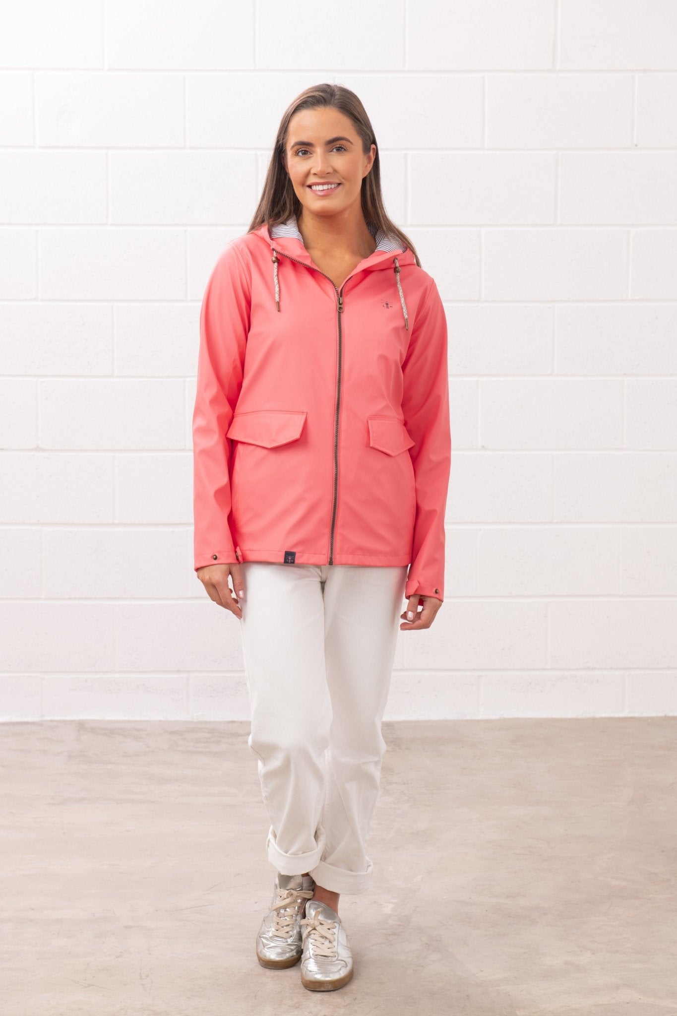 Lucy Jacket. Women's Lightweight Rubberised Raincoat | Lighthouse