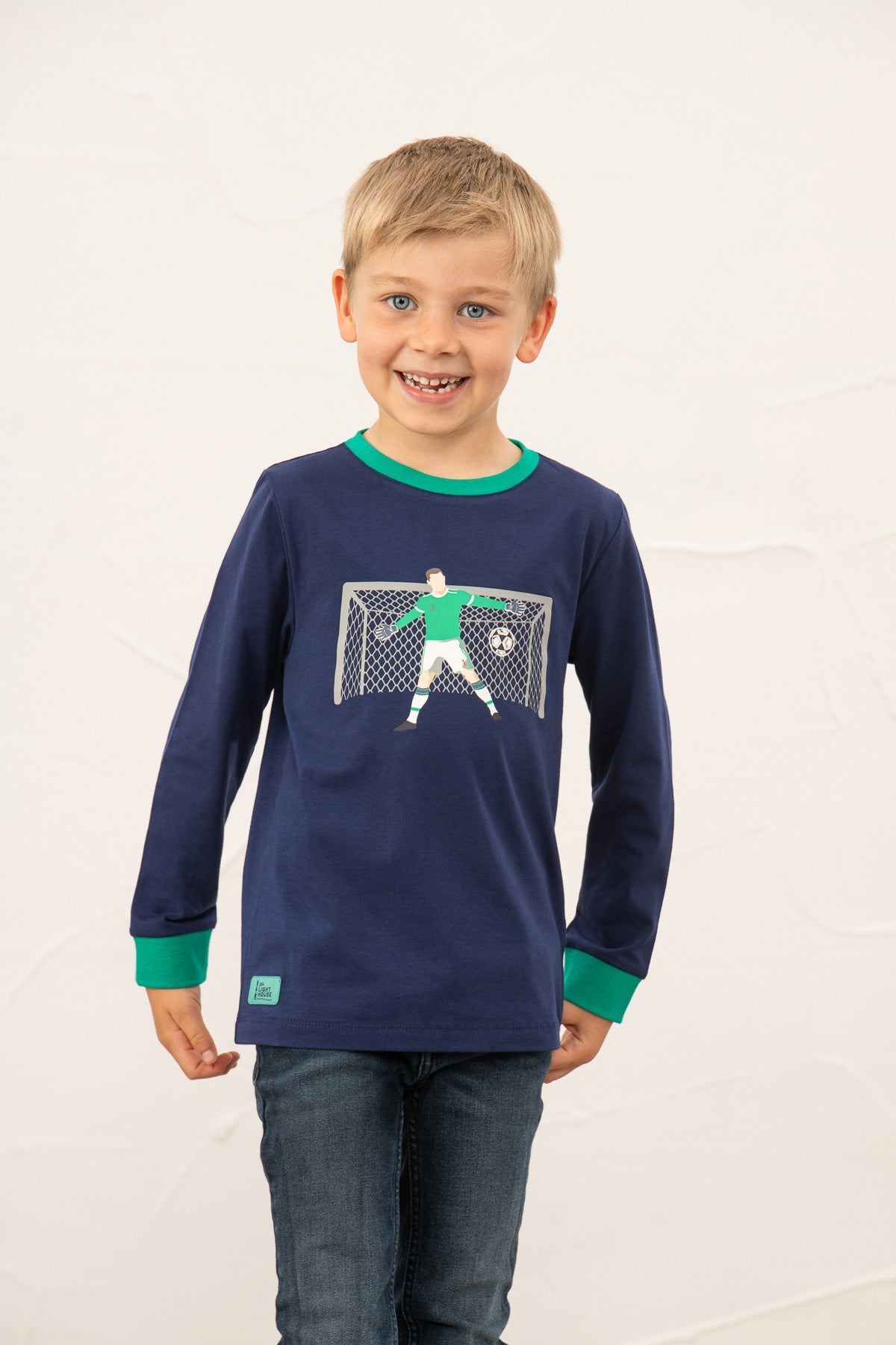 Oliver. Boys' Football Print| Lighthouse
