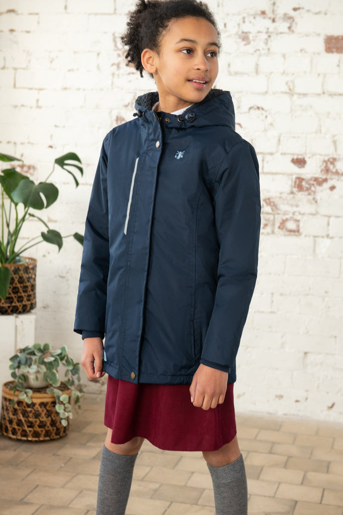 Isabella School Coat. Waterproof & Fleece Lined | Lighthouse