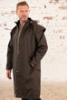 Stockman Long Raincoat - Navy - Men's Coats | Lighthouse