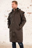 Stockman Long Raincoat - Navy - Men's Coats | Lighthouse